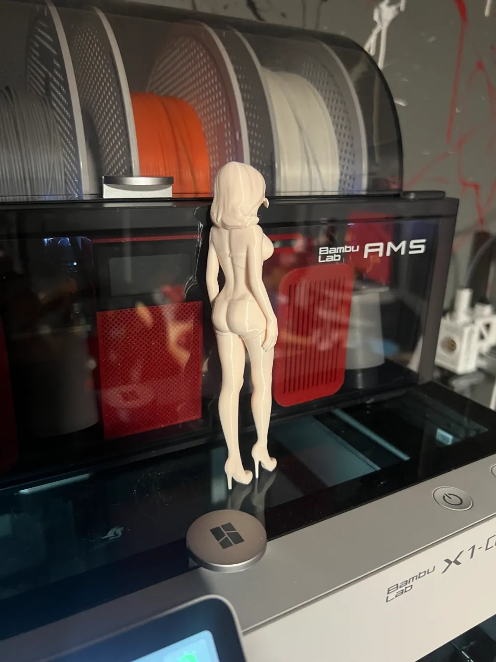 Sexy Pin-up Girl Miniature by cole MakerWorld: Download Free 3D Models