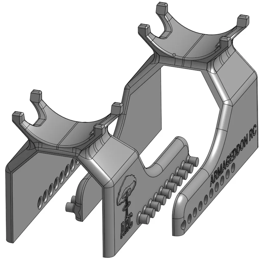 Free Adjustable RC Display Stand 1/18 1/24 - Free 3D Print Model ...
