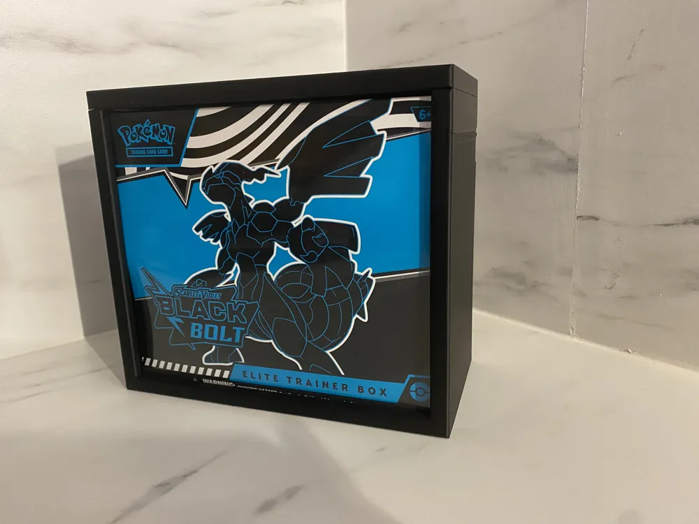 pokemon ETB box protector case Black bolt - Free 3D Print Model ...