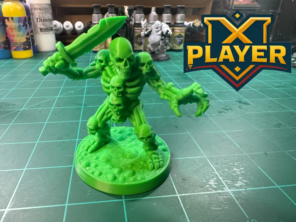 Giant Bone Golem Skeleton: DnD D&D Pathfinder Mini by PlayerX ...