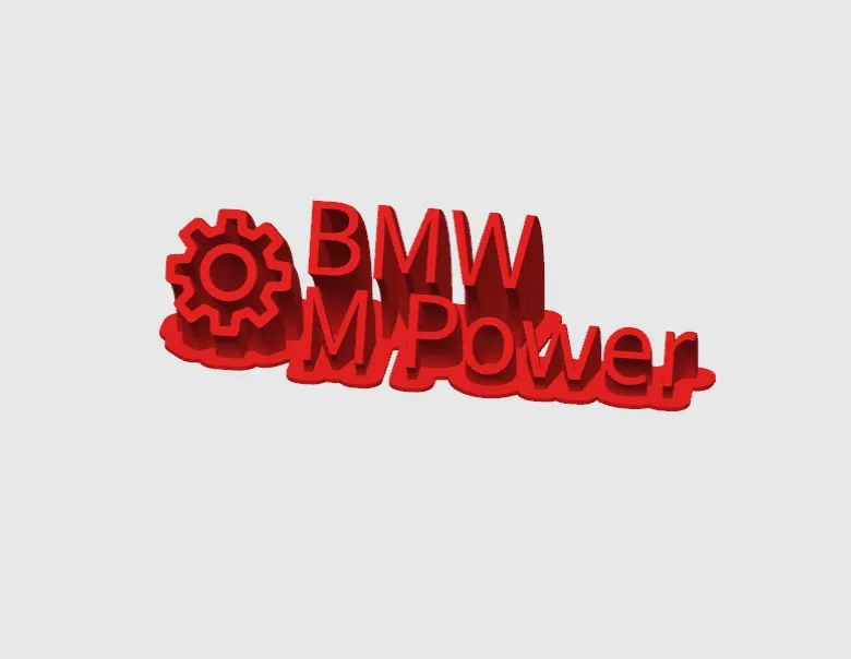 BMW Mpower name plate Remixed by Dave.Spida MakerWorld: Download Free ...