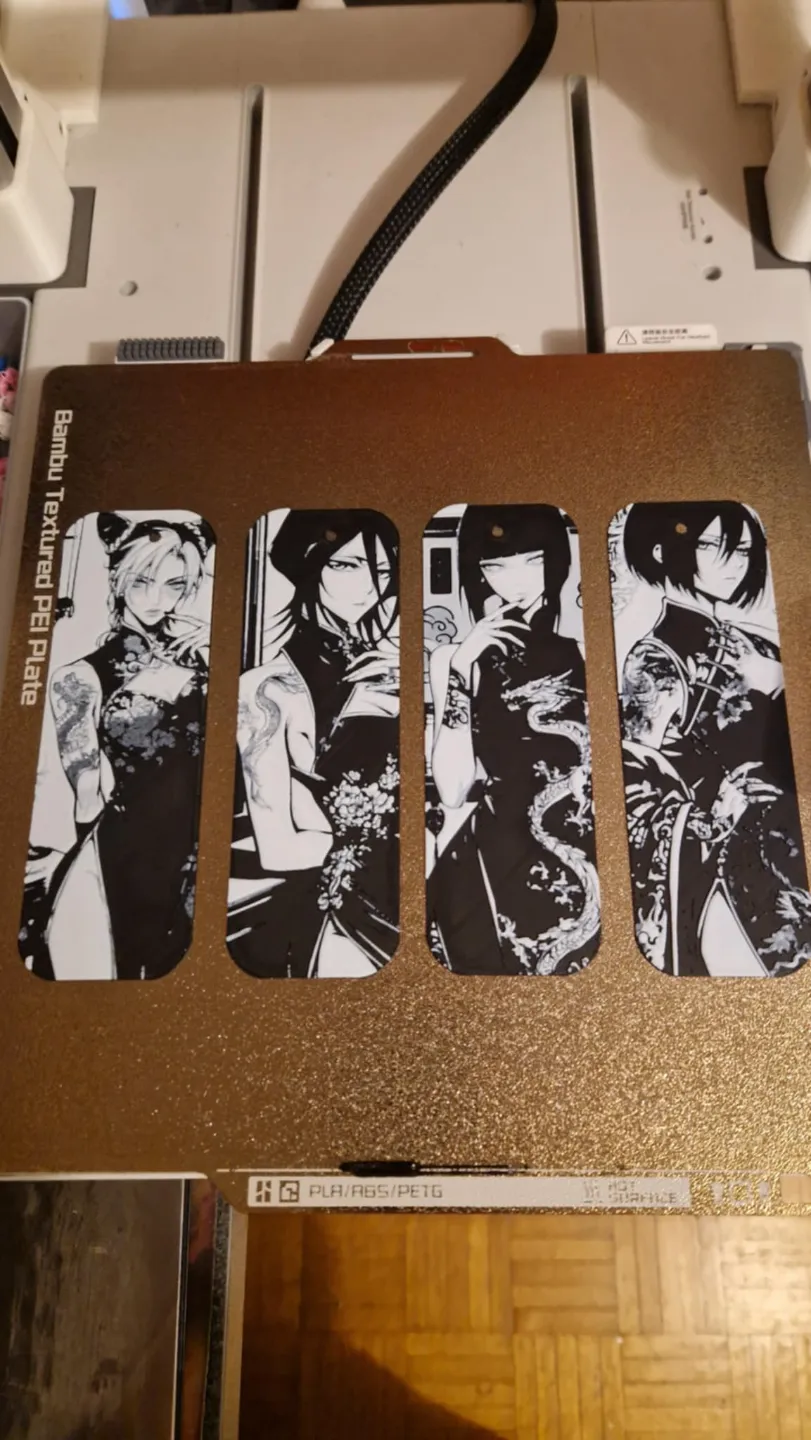 Manga Girl Bookmark by Dakiren - MakerWorld