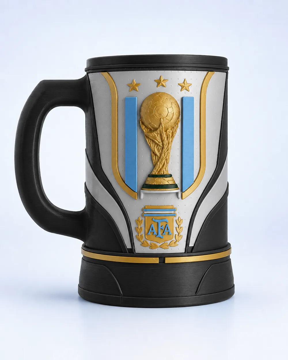 CHOP GLASS ARGENTINA WORLD CUP 500 HALF LITER - Free 3D Print Model ...
