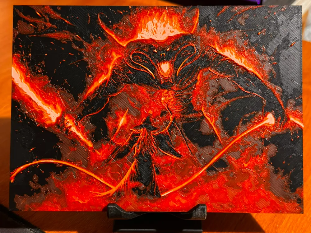 Balrog - Lord of the Rings - HueForge by spank7 MakerWorld: Download ...