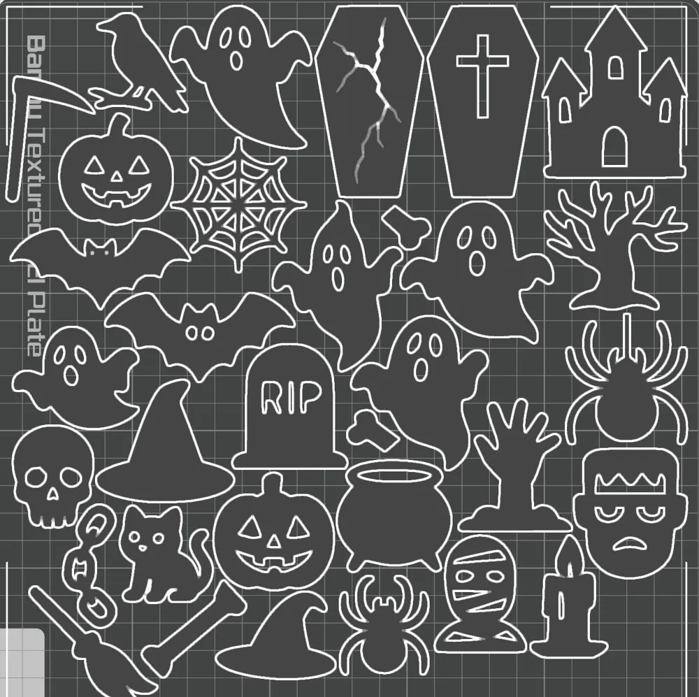 Horror Silhouette Set by Rintin MakerWorld: Download Free 3D Models