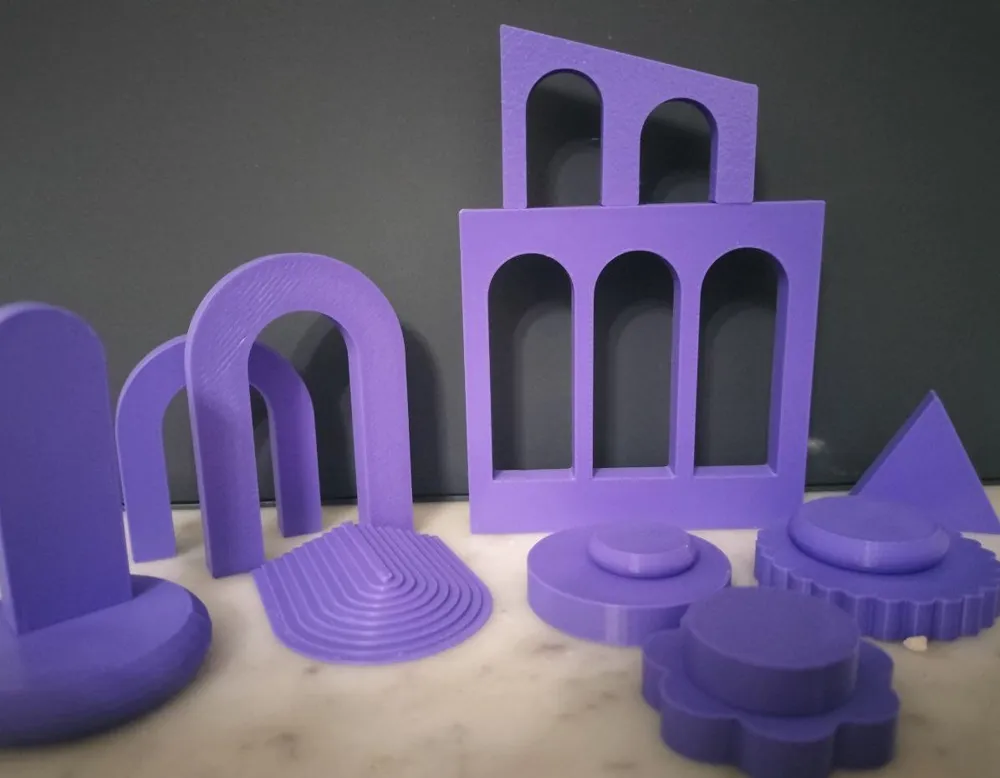 Set of 18 Geometric Props for Creative Photography - Free 3D Print ...