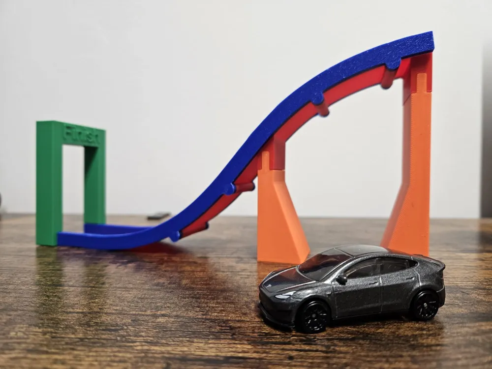 Multi-part Hot Wheels (Toy car) ramp V1 by Gerrit D MakerWorld ...