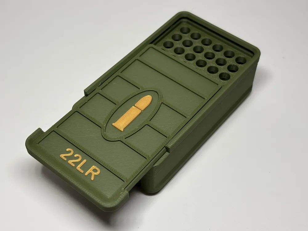 Ammo Storage Box 22LR 66 Rounds - Free 3D Print Model - MakerWorld