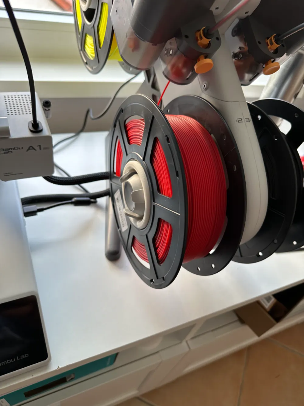 Sunlu spool adapter/holder reusable for AMS RFID by Sepp - MakerWorld