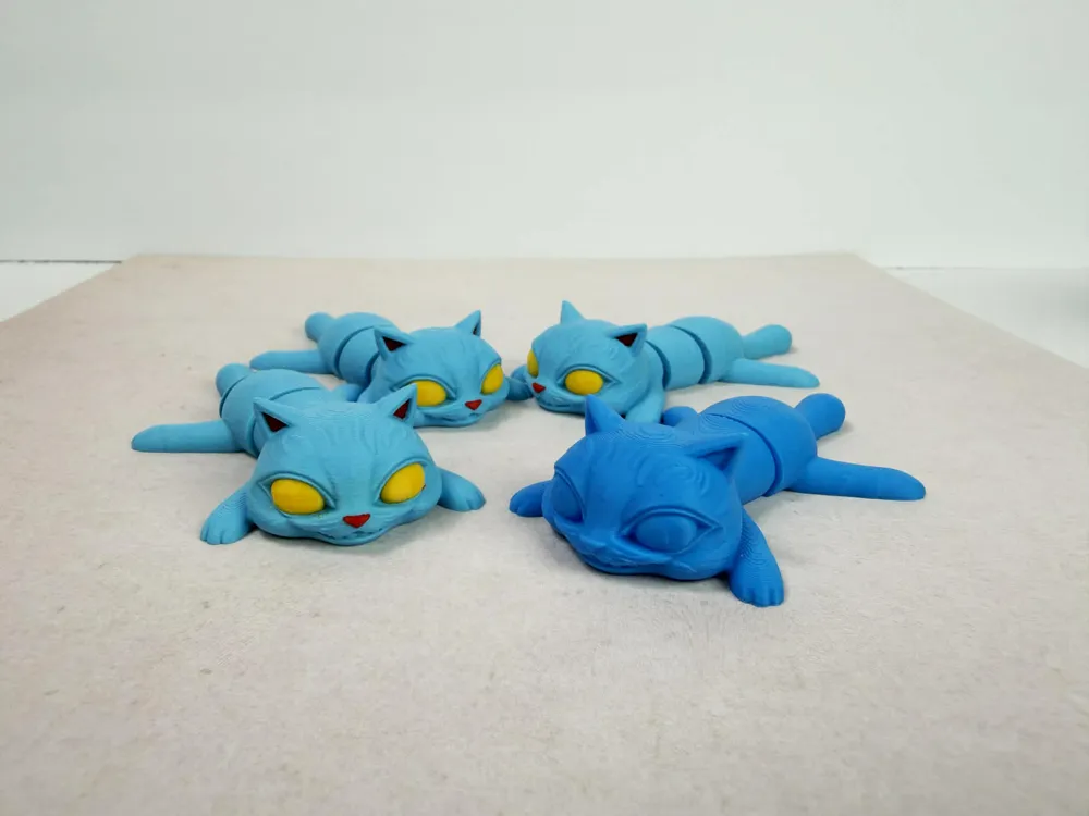 Flexi Derpy cat - Free 3D Print Model - MakerWorld