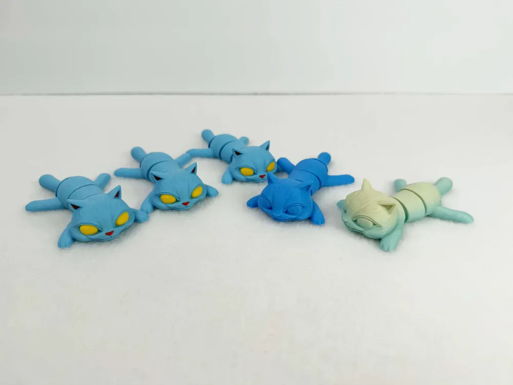 Flexi Derpy cat - Free 3D Print Model - MakerWorld