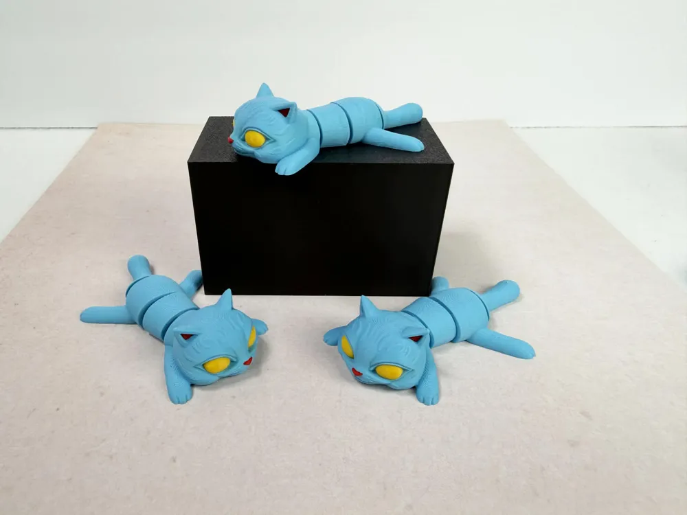 Flexi Derpy cat - Free 3D Print Model - MakerWorld