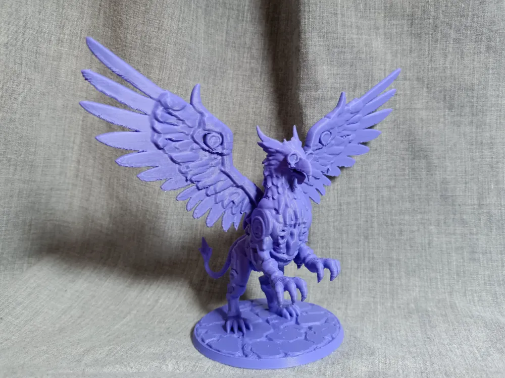 Steampunk Warrior Griffin by WA0TKO - MakerWorld