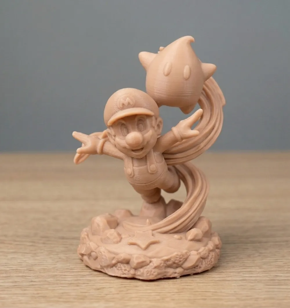 Super Mario Galaxy & Luma - Diorama Figure - Free 3D Print Model ...