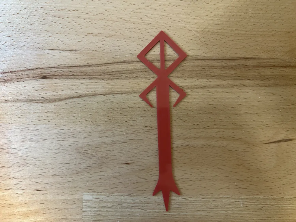 Berserk - Mark of the Sacrifice Symbol Bookmark - Free 3D Print Model ...