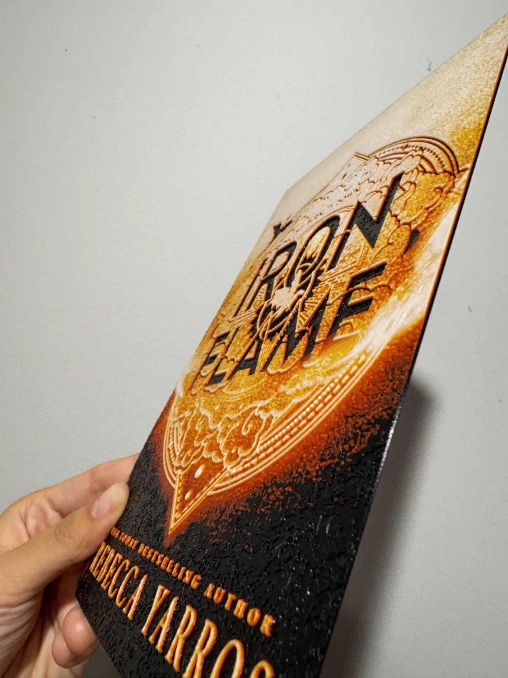 Iron Flame Book Cover - Hueforge Print by cyanidesugar MakerWorld ...