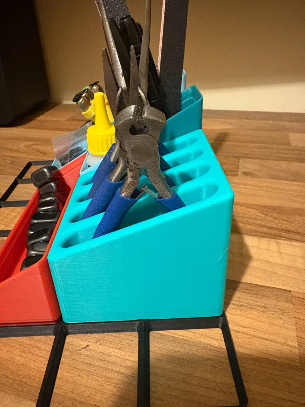 Gridfinity Vertical Mini Plier Holder x 4 by brillious MakerWorld: Download Free 3D Models