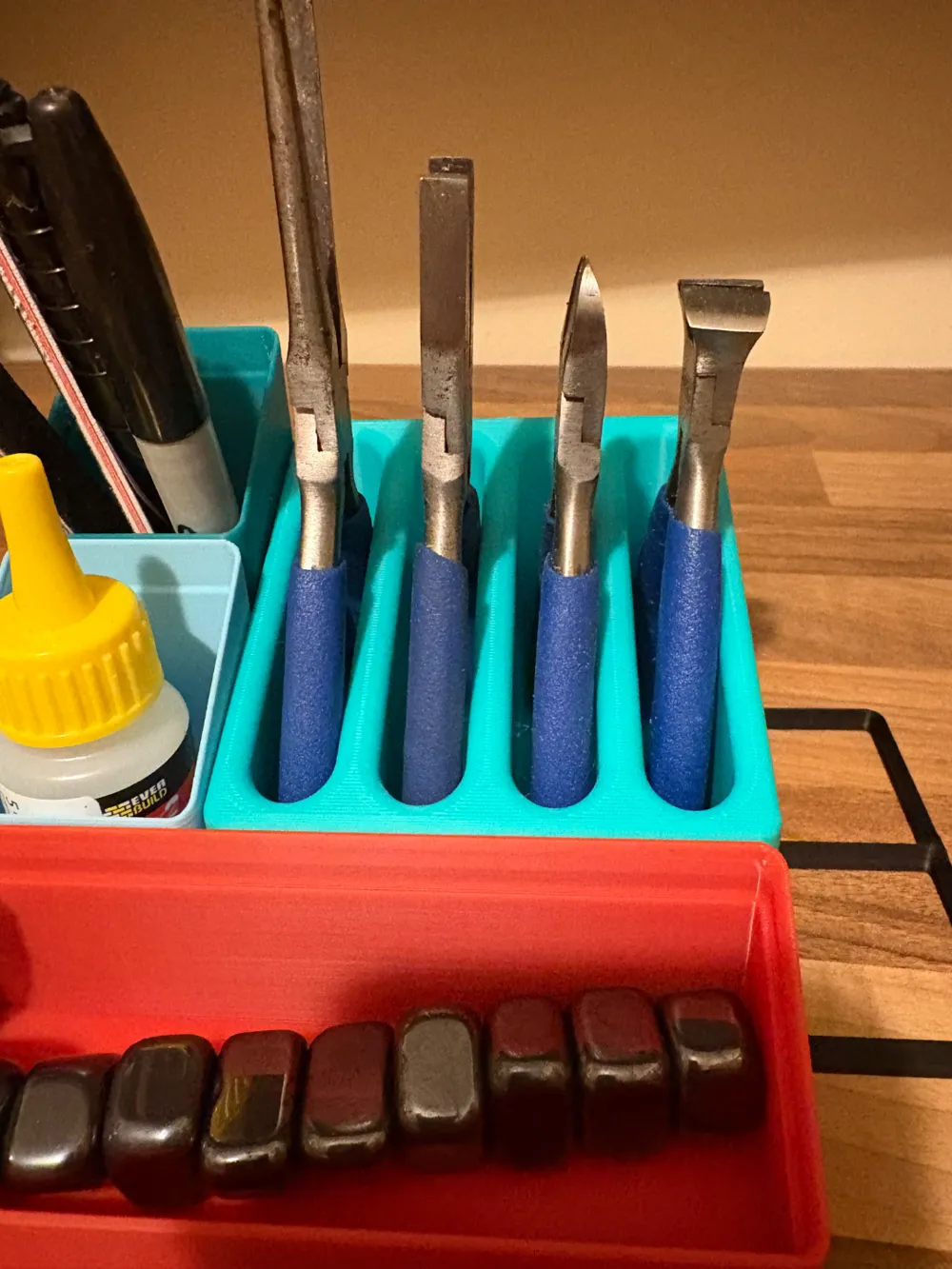 Gridfinity Vertical Mini Plier Holder x 4 by brillious MakerWorld: Download Free 3D Models