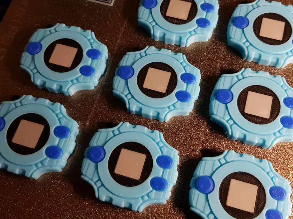 Digimon Adventure 1 - D1 Digivice Keychain by Kuga MakerWorld: Download ...