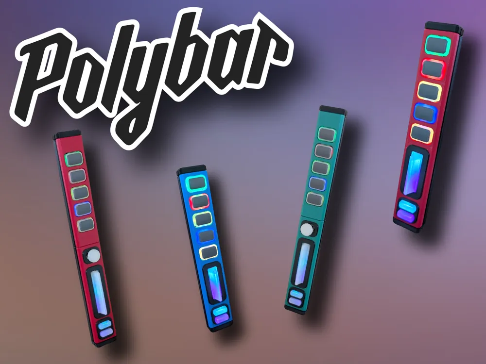 Polybar System - 3D Printed Guitar Controllers by roadsidebomb ...