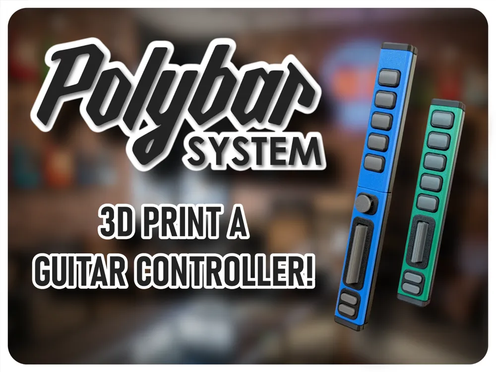 Polybar System - 3D Printed Guitar Controllers - Free 3D Print Model ...