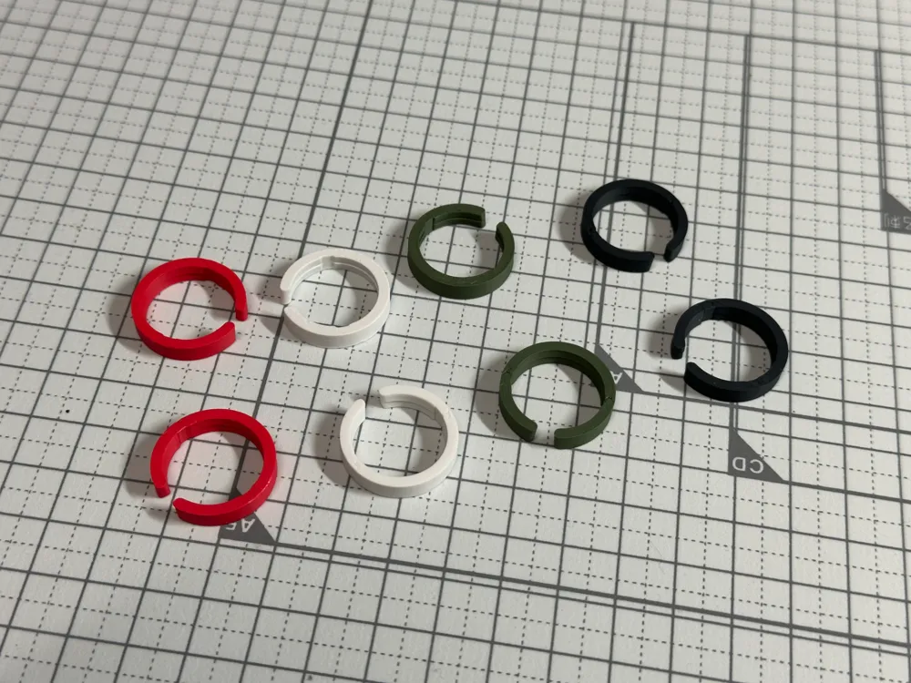 Ring-shaped tags to identify XLR plugs by youichirou - MakerWorld