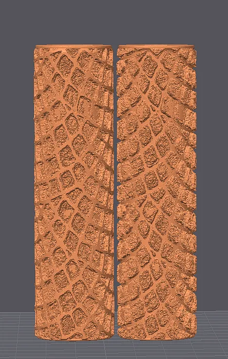 Texture Roller V72 |Cobblestone Brick - Free 3D Print Model - MakerWorld