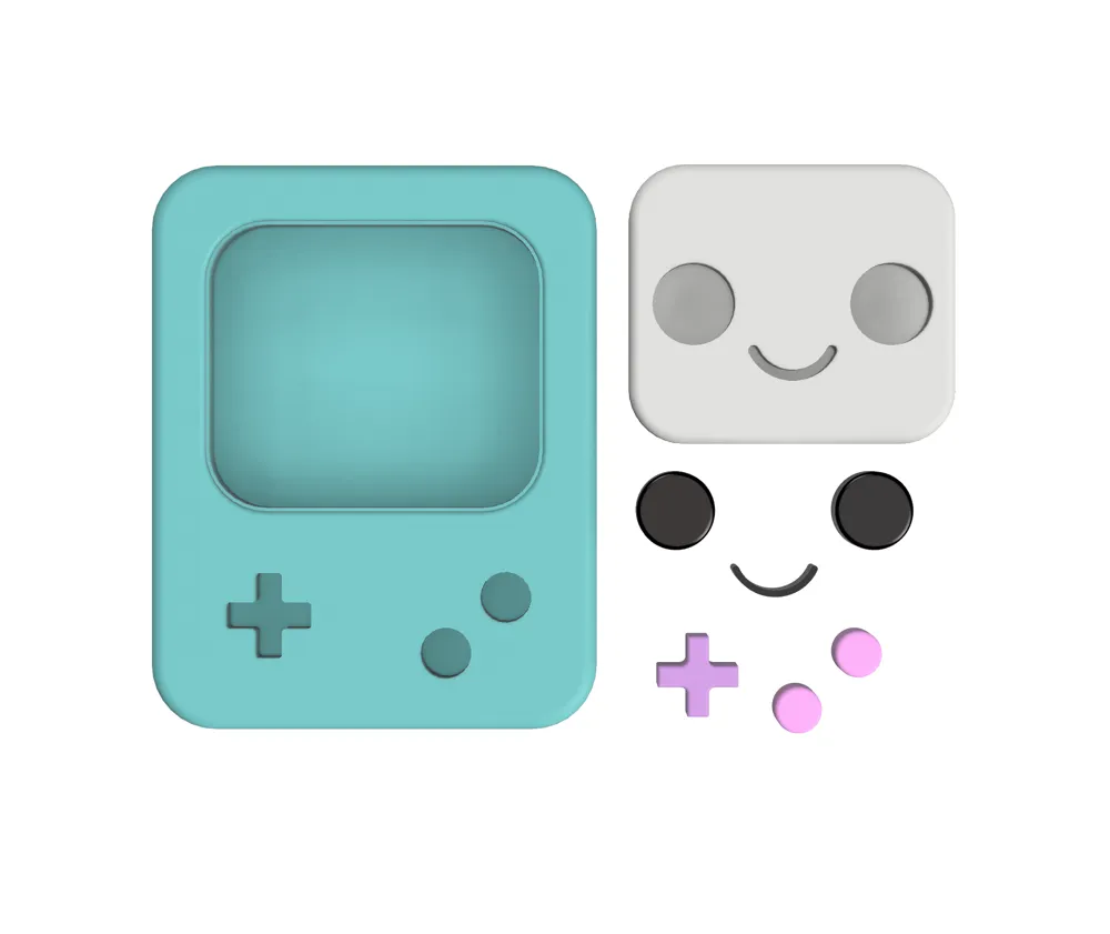 Cute Kawaii Game Console by StephieDash MakerWorld: Download Free 3D Models