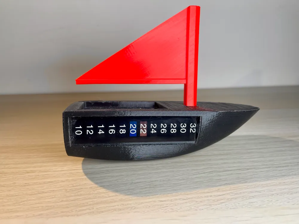 Sailing Boat Thermometer by B Mo - MakerWorld