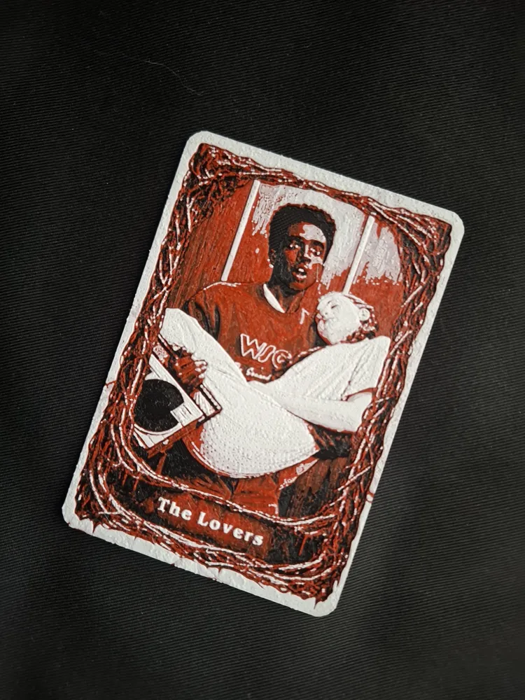 Stranger Things Tarot - Lucas & Max, the lovers - Free 3D Print Model ...