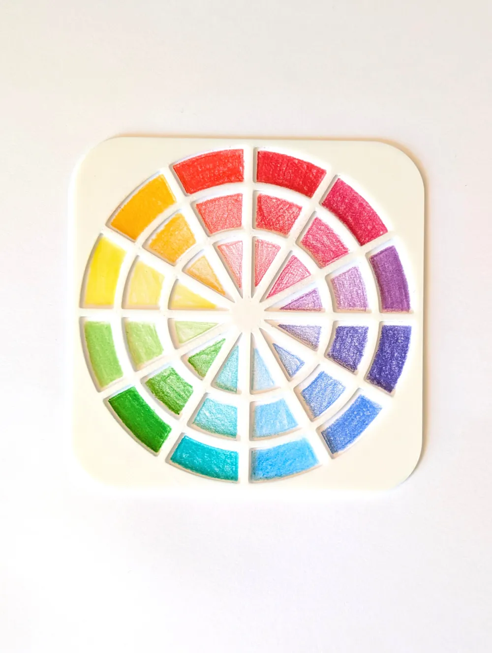 Color Wheel Stencil - Free 3D Print Model - MakerWorld