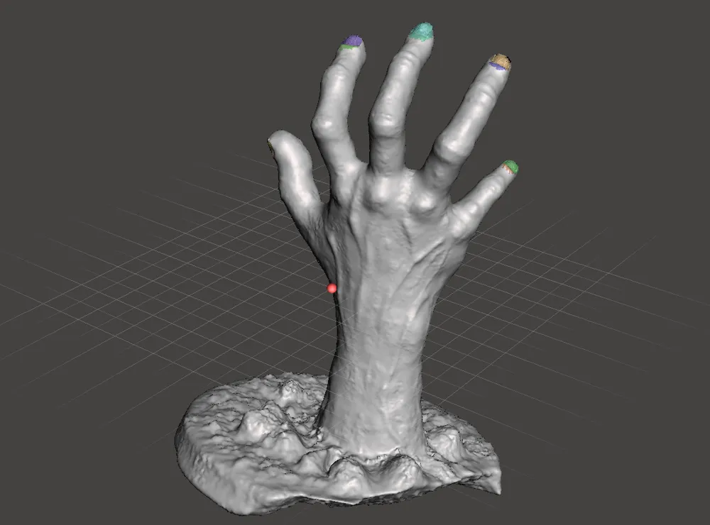 Zombie Hand Diorama - Free 3D Print Model - MakerWorld