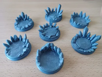 Crystal Display Bases (Set of 7) by Reisa MakerWorld: Download Free 3D ...