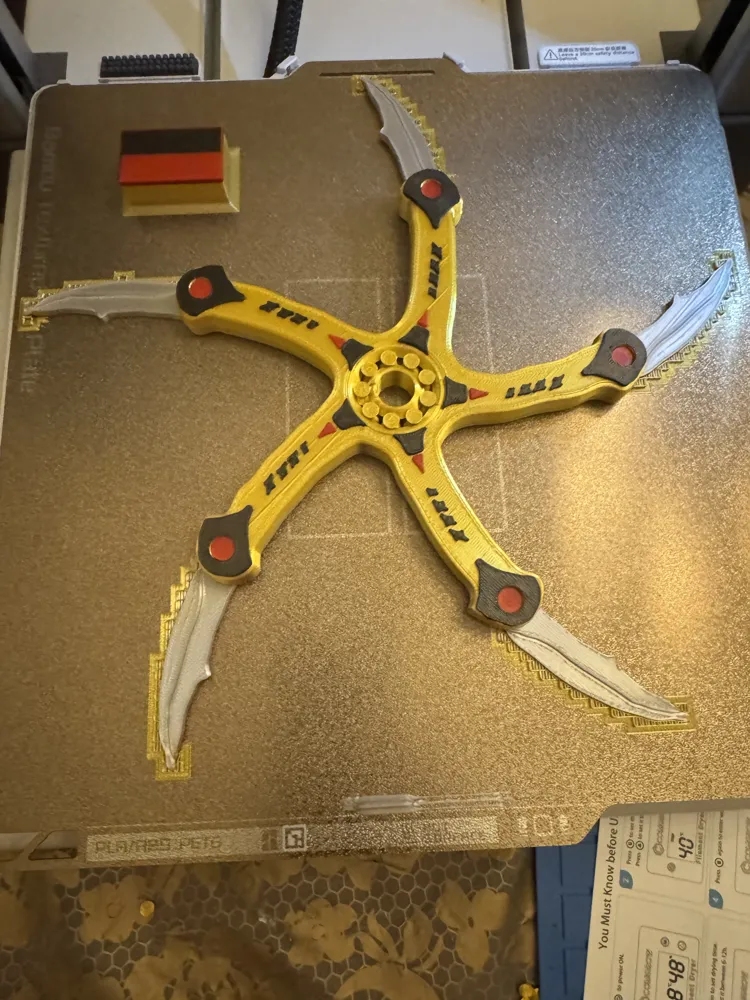 Glaive from Krull - Free 3D Print Model - MakerWorld