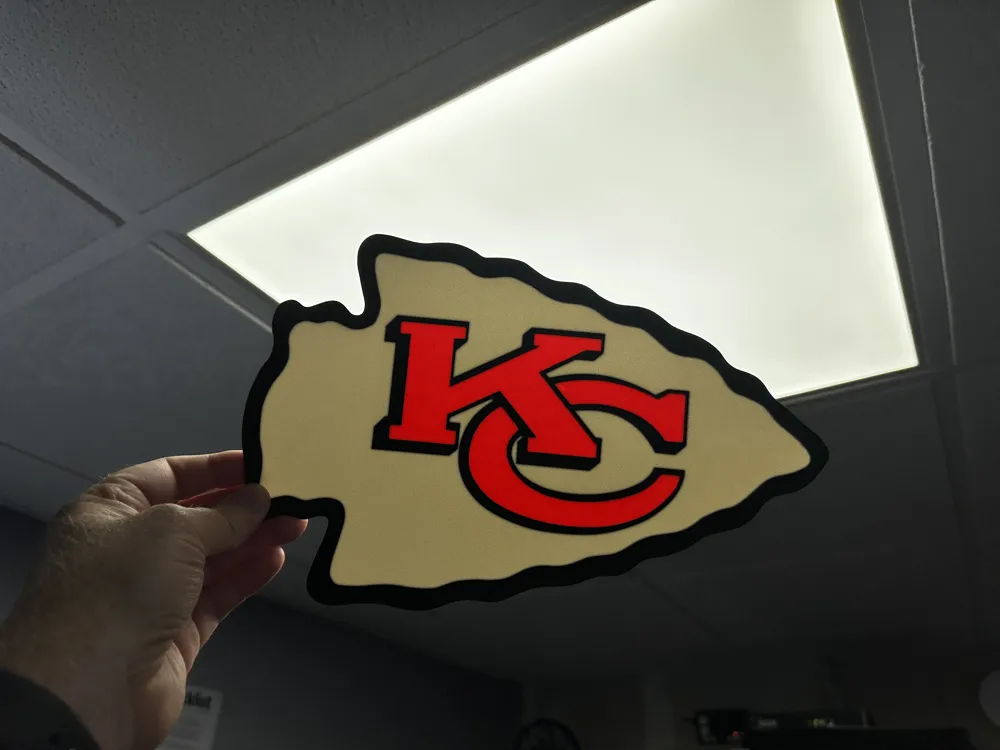 Kansas City Chiefs LED Lamp (Light Box) by NES 3D MakerWorld: Download ...