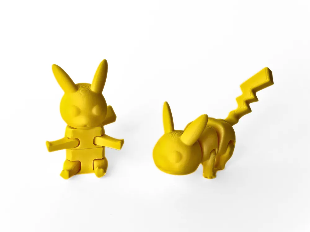 Pikachu - Fully Articulated - Free 3D Print Model - MakerWorld