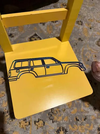 Land Cruiser 80 series Silhouette - Free 3D Print Model - MakerWorld