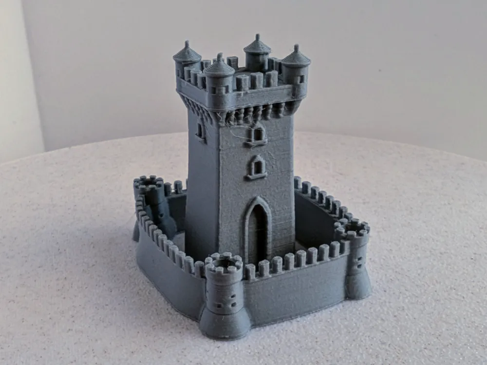 Medieval Castle Tower miniature 052 by Wizualizer MakerWorld: Download ...