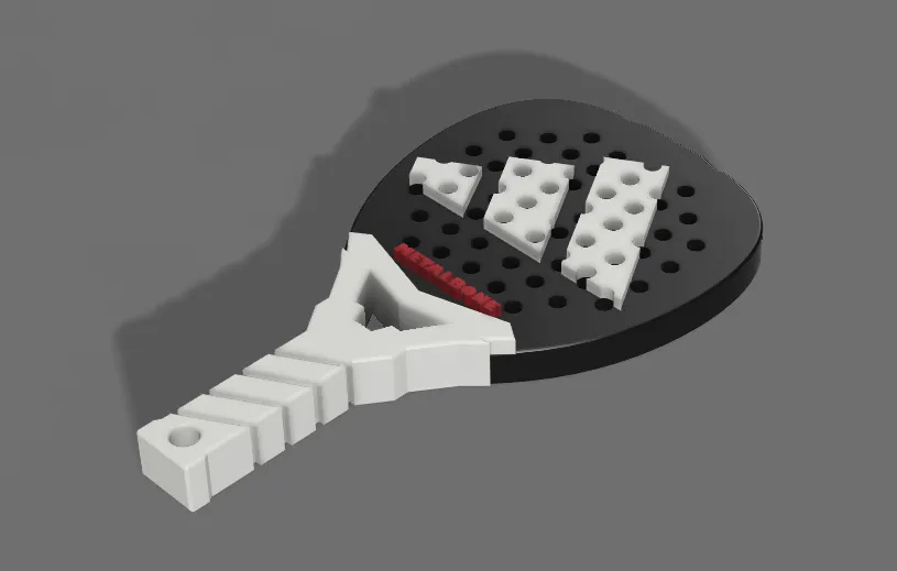 Adidas Padel Racket Keychain NO-AMS and AMS by giλn MakerWorld ...