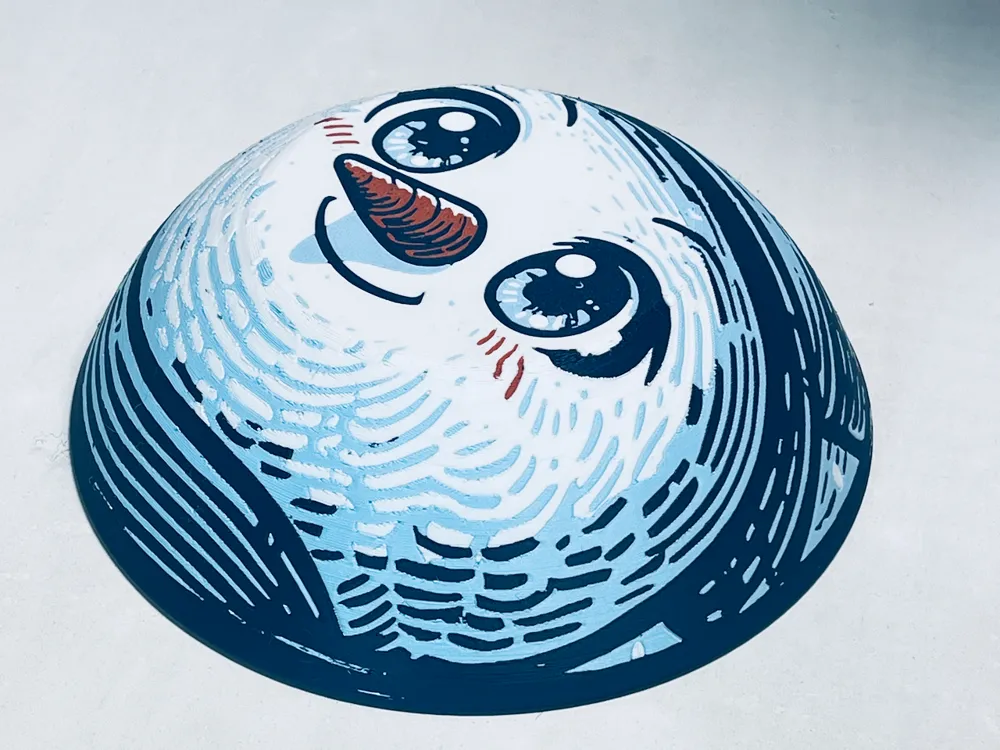 Snowman Bowl - Free 3D Print Model - MakerWorld