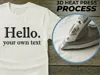 T-shirt print - your own text. V6 - Free 3D Print Model - MakerWorld