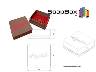 DR. SQUATCH SOAP BAR Travel BOX by TeeTi3D MakerWorld: Download Free 3D ...