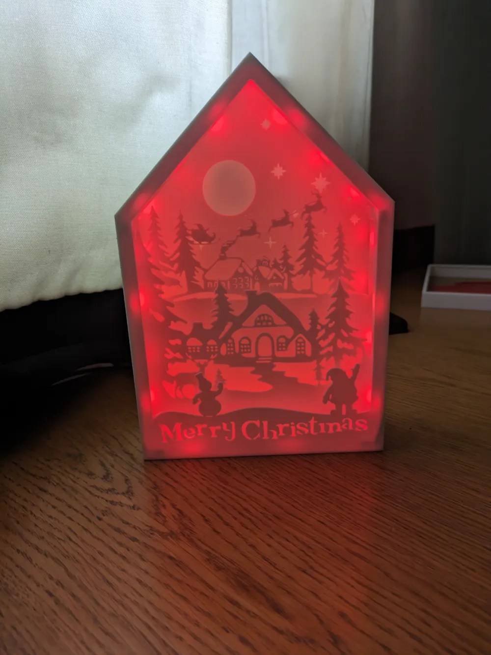 christmas LED shadow box by cruse2382 - MakerWorld