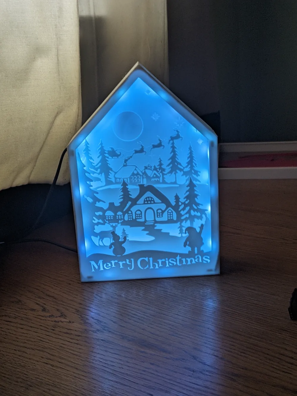 christmas LED shadow box by cruse2382 - MakerWorld