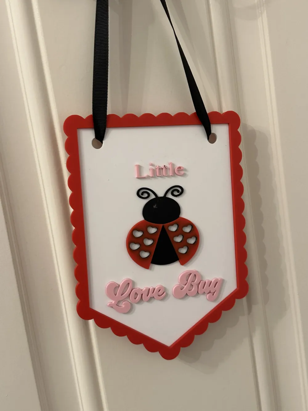 Little Love Bug Valentines Day Sign - Free 3D Print Model - MakerWorld
