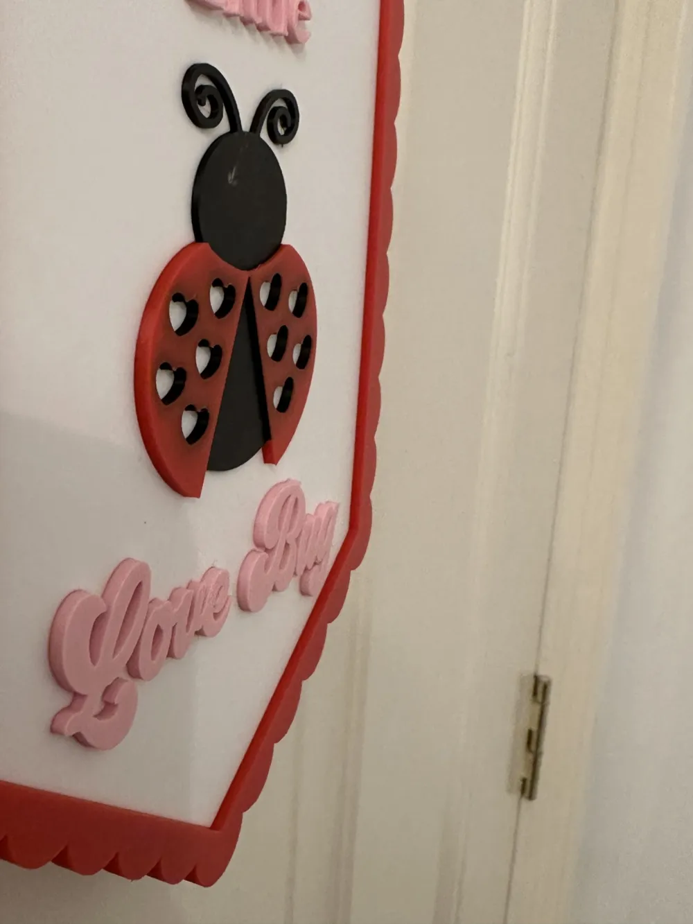 Little Love Bug Valentines Day Sign - Free 3D Print Model - MakerWorld