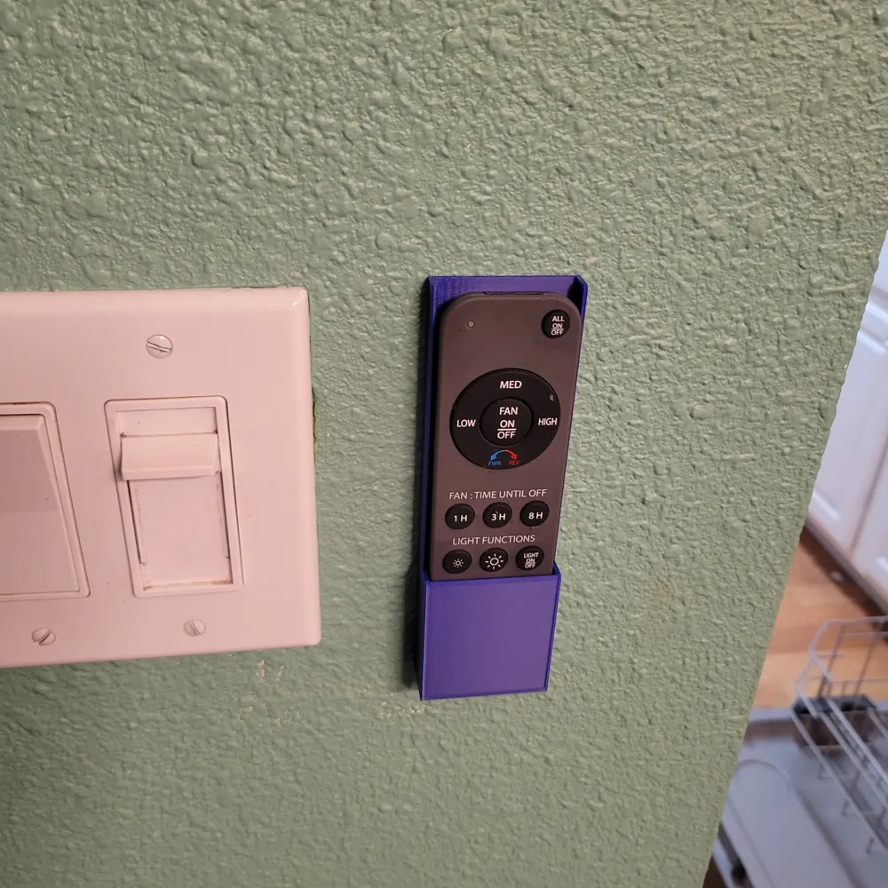 Artika Ceiling Fan Remote Holder by Ari MakerWorld: Download Free 3D Models