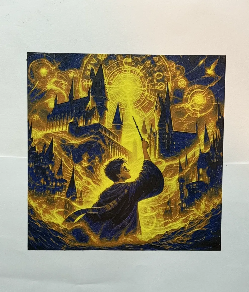 harry potter doing magic hueforge 200x200 by Mysstra hueforge 3Dart ...