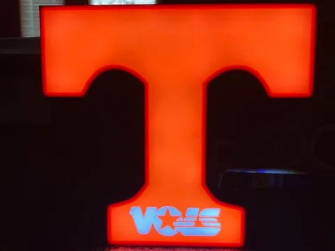 Tennessee Vols Light Box by Kamrhy MakerWorld: Download Free 3D Models