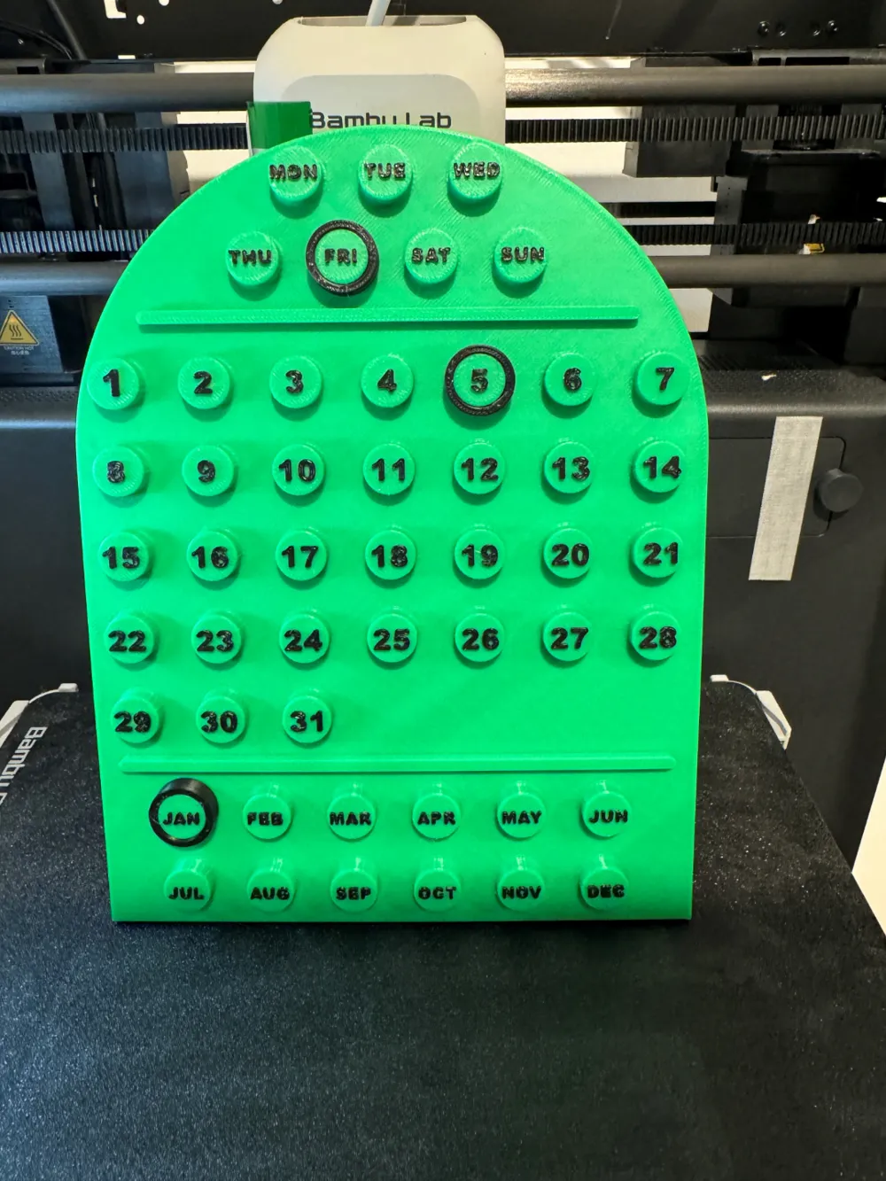 Minimalist Infinity Calendar by Keenz Kustomz - MakerWorld